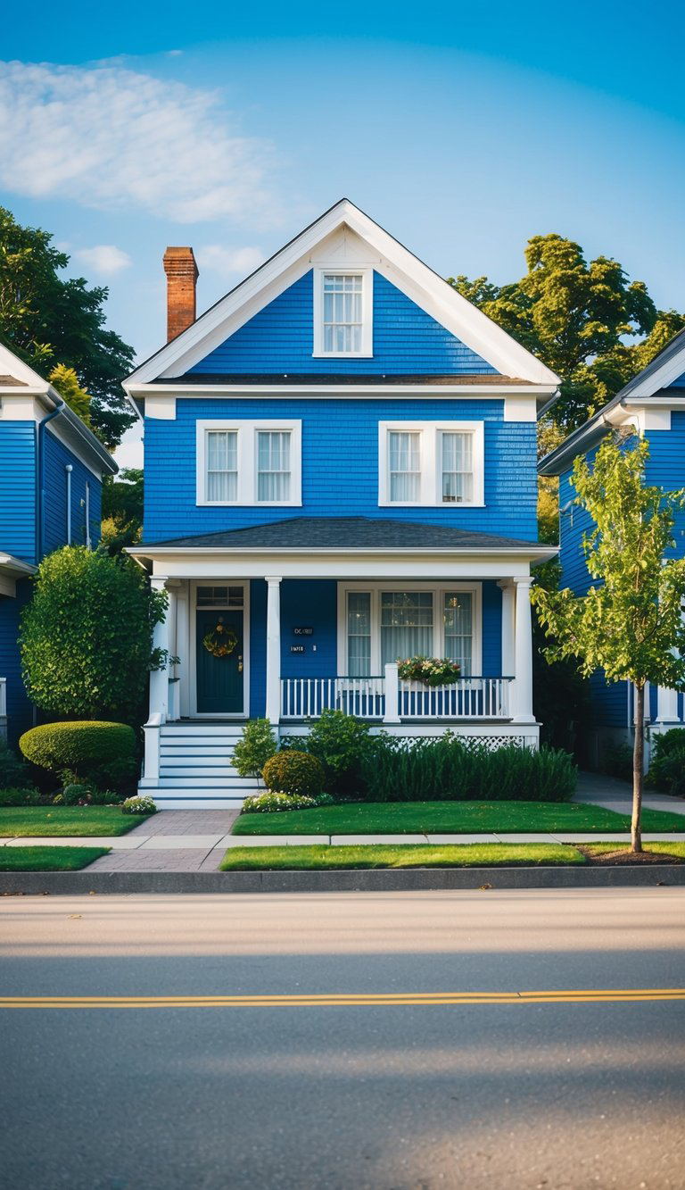 13 Blue Home Exterior with White Trim: Charming Coastal-Inspired ...