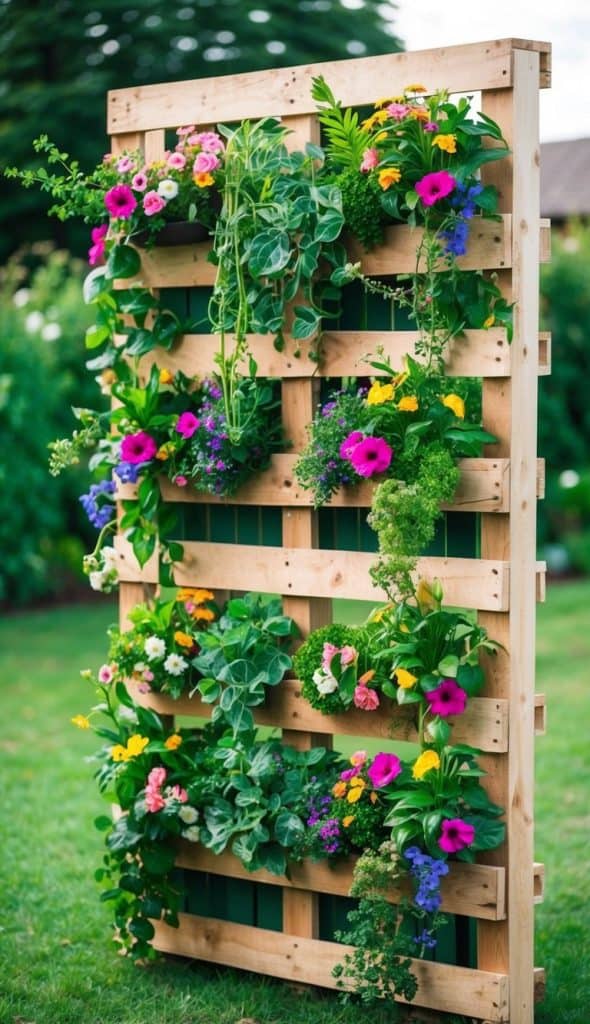 17 Pallet Garden Ideas: Creative Upcycling for Green Thumbs - Bloom & Brick