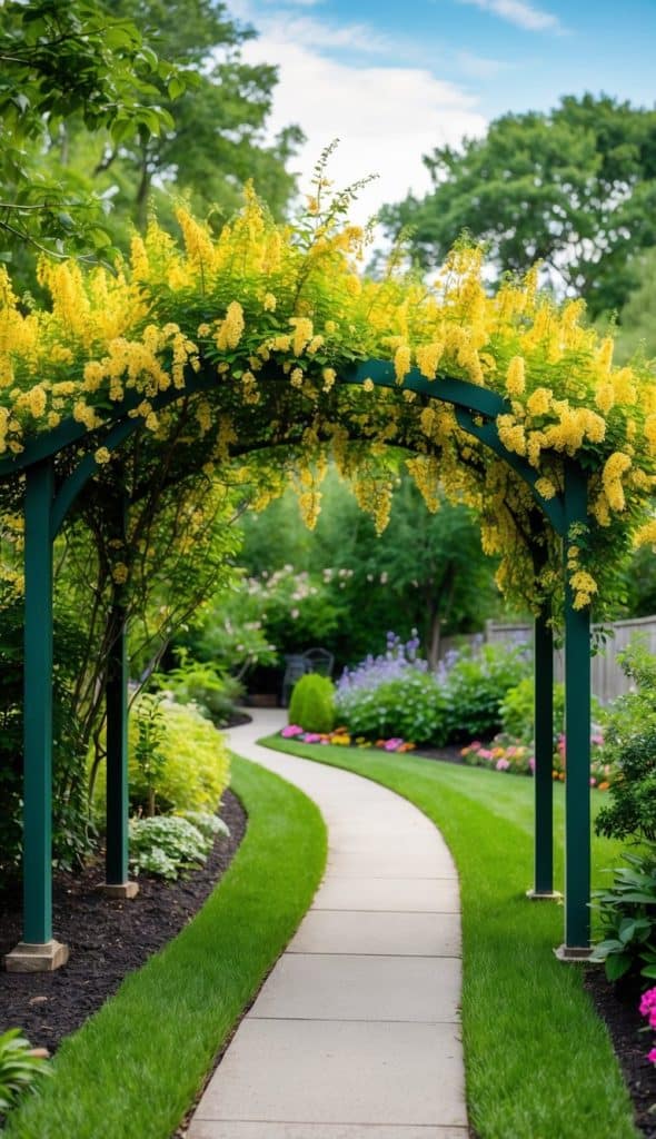 21 Backyard Arbor Design Ideas To Add Charm to Your Space - Bloom & Brick