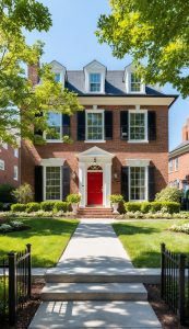 29 Brick Home Exterior With Red Doors: Charming Designs for a Cozy Welcome