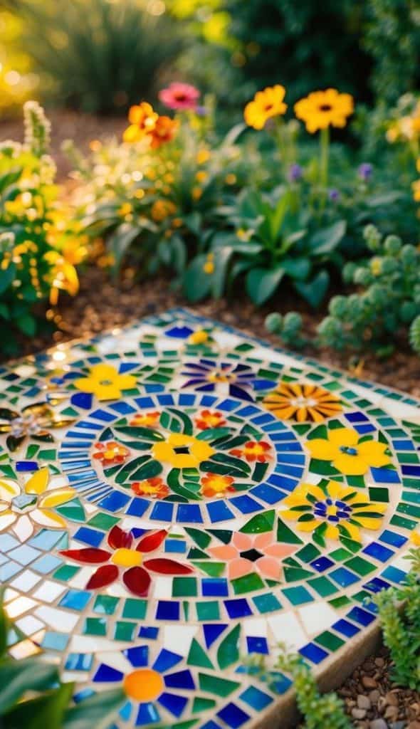 33 Outdoor Mosaic Decor Ideas: Colorful and Creative DIY Projects for ...