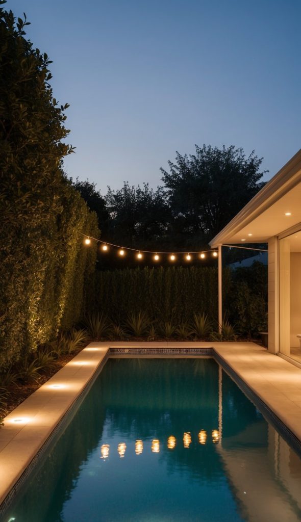 15 Poolside Lighting Ideas: Create a Warm, Inviting Retreat - Bloom & Brick