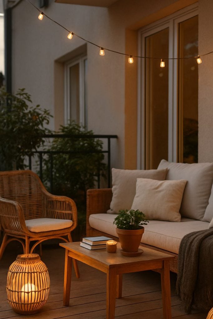 19 Balcony Lighting Ideas for a Bright, Stylish, & Cozy Space - Bloom ...