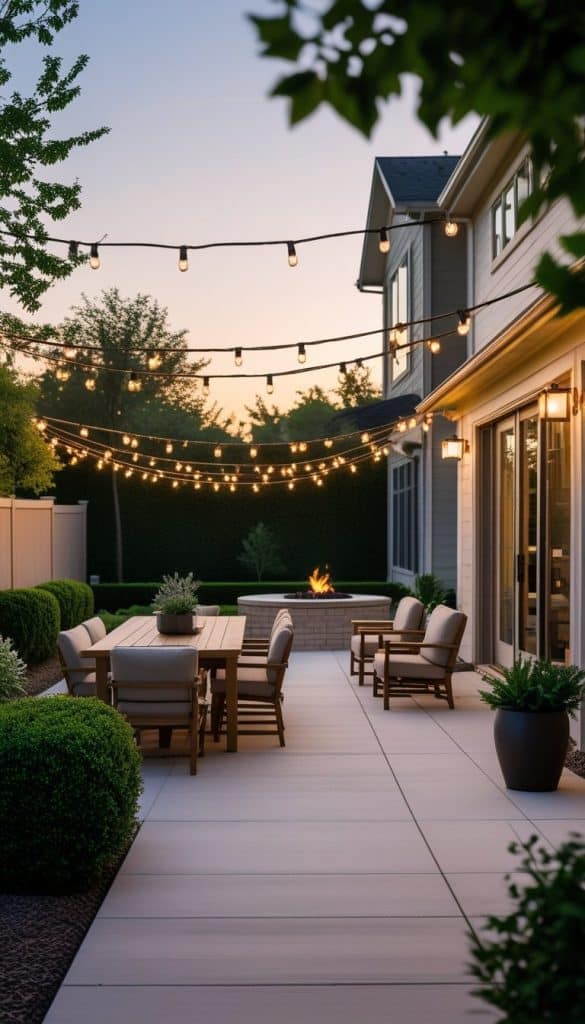 30 Outdoor String Lighting Ideas to Illuminate Your Space