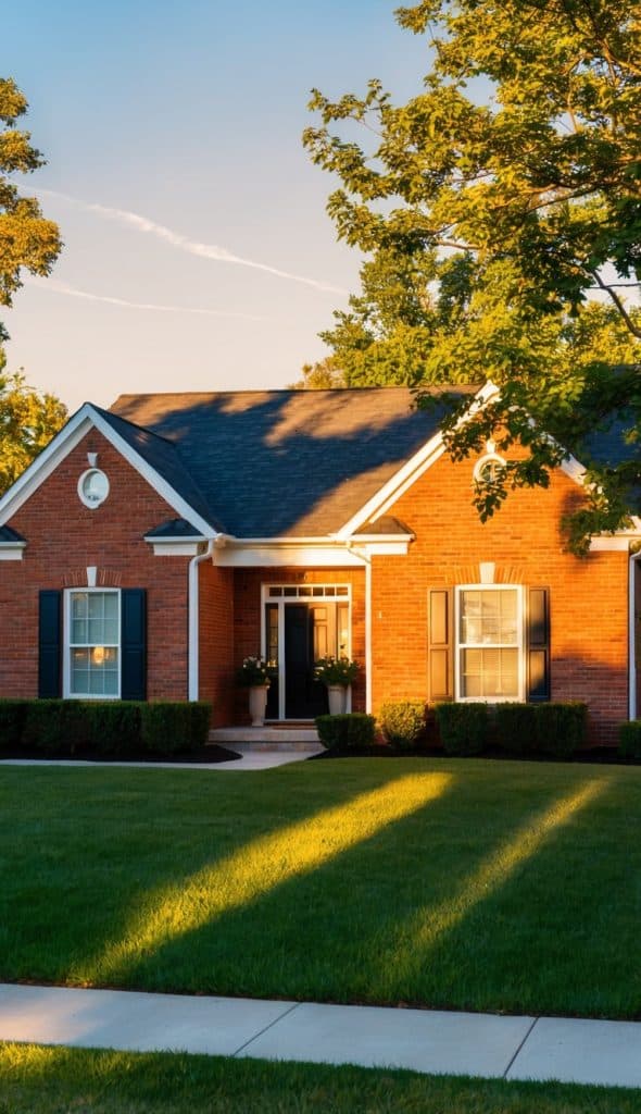 32 Red Brick Home Exterior With Black Shutters for a Bold, Timeless ...
