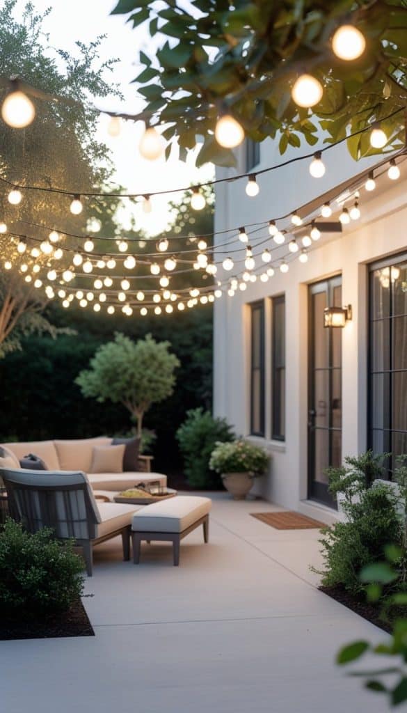 30 Outdoor String Lighting Ideas to Illuminate Your Space