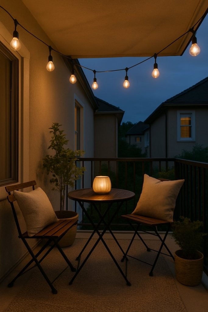 19 Balcony Lighting Ideas for a Bright, Stylish, & Cozy Space - Bloom ...