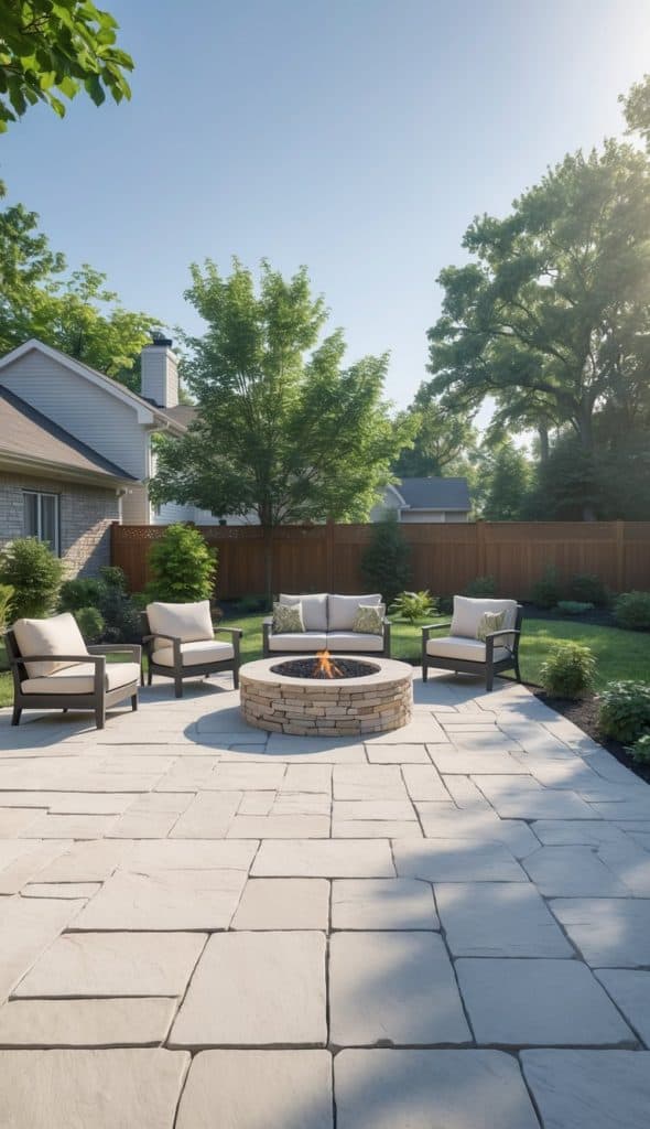 29 Stone Patio Ideas for a Stunning Outdoor Space - Bloom & Brick